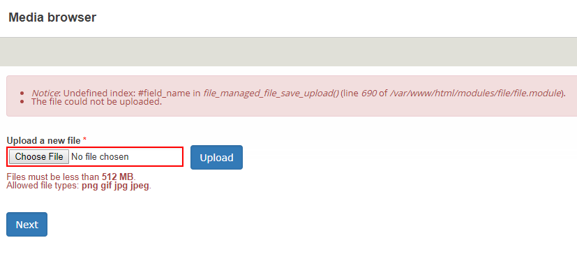 The File Could Not Be Uploaded In Windows 10 · Issue 185 · Wodby Docker4drupal · Github