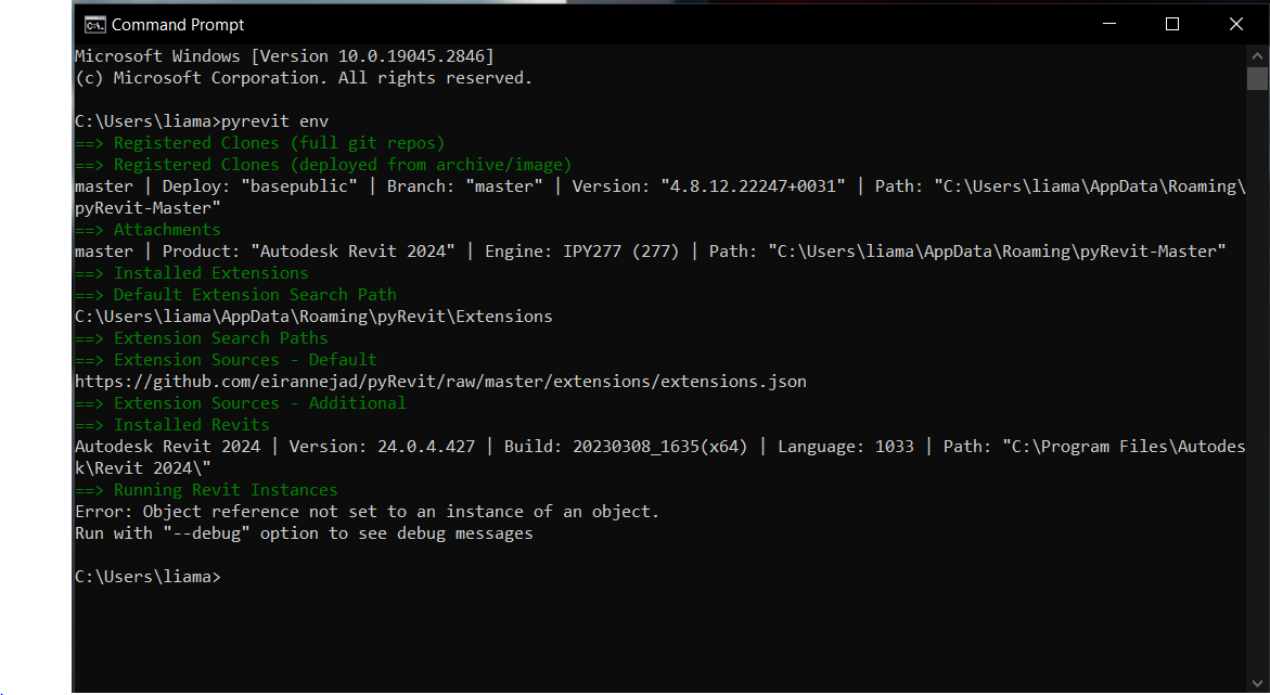 Pyrevit Not Working Rvt 2024 · Issue 1810 · Eirannejadpyrevit · Github 