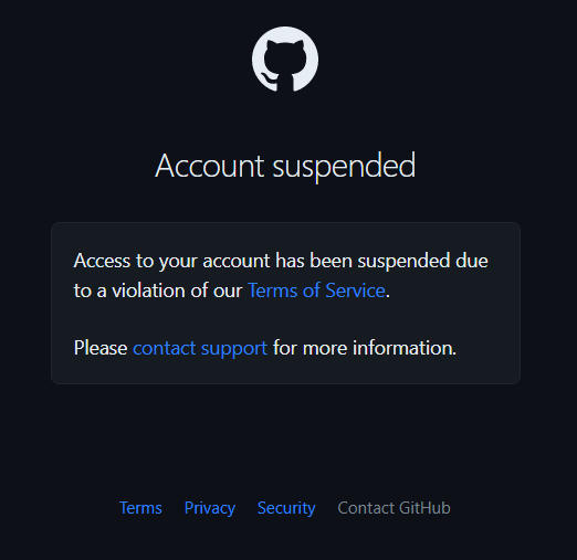 Account suspended and support ignores me · community · Discussion ...