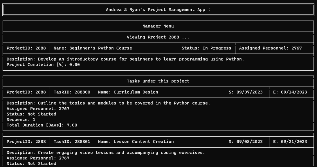 GitHub - qndreali/Project-Management-App: [CCPROG2] Programming with Structured Data Types ...