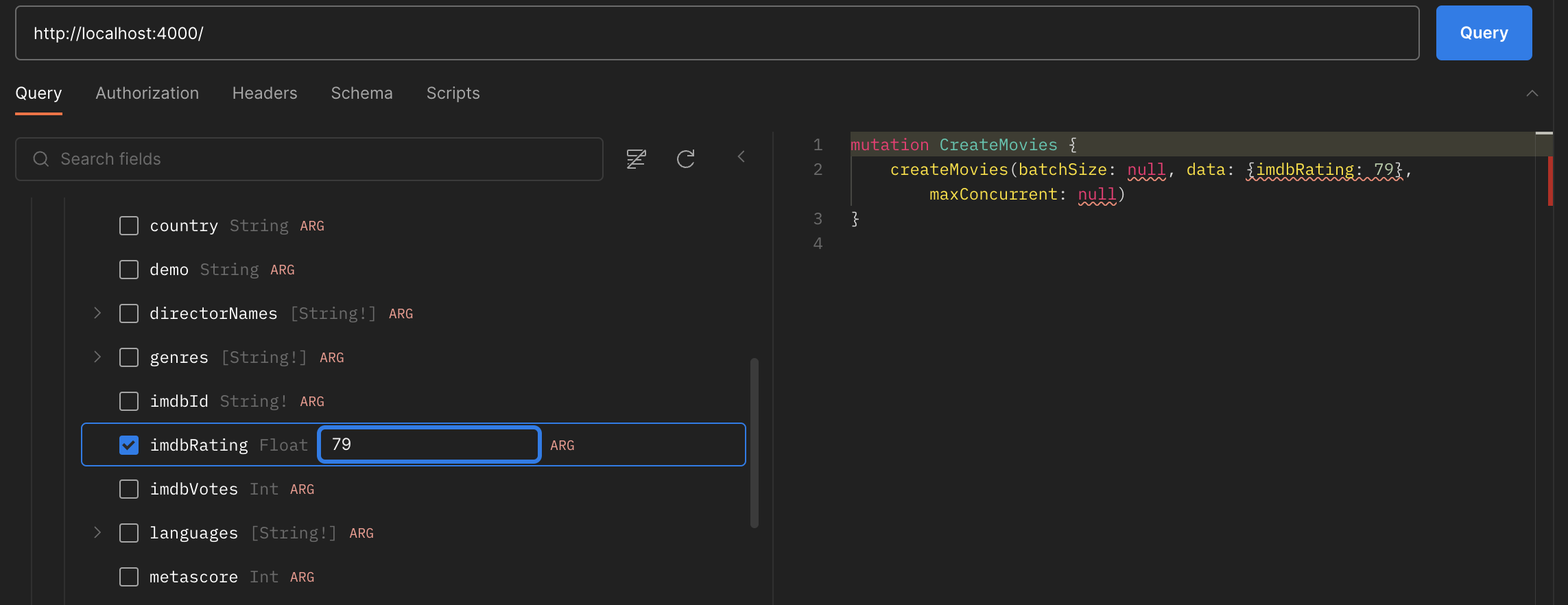 Can't type decimal point into argument of GraphQL floating point field · Issue #11931 ...