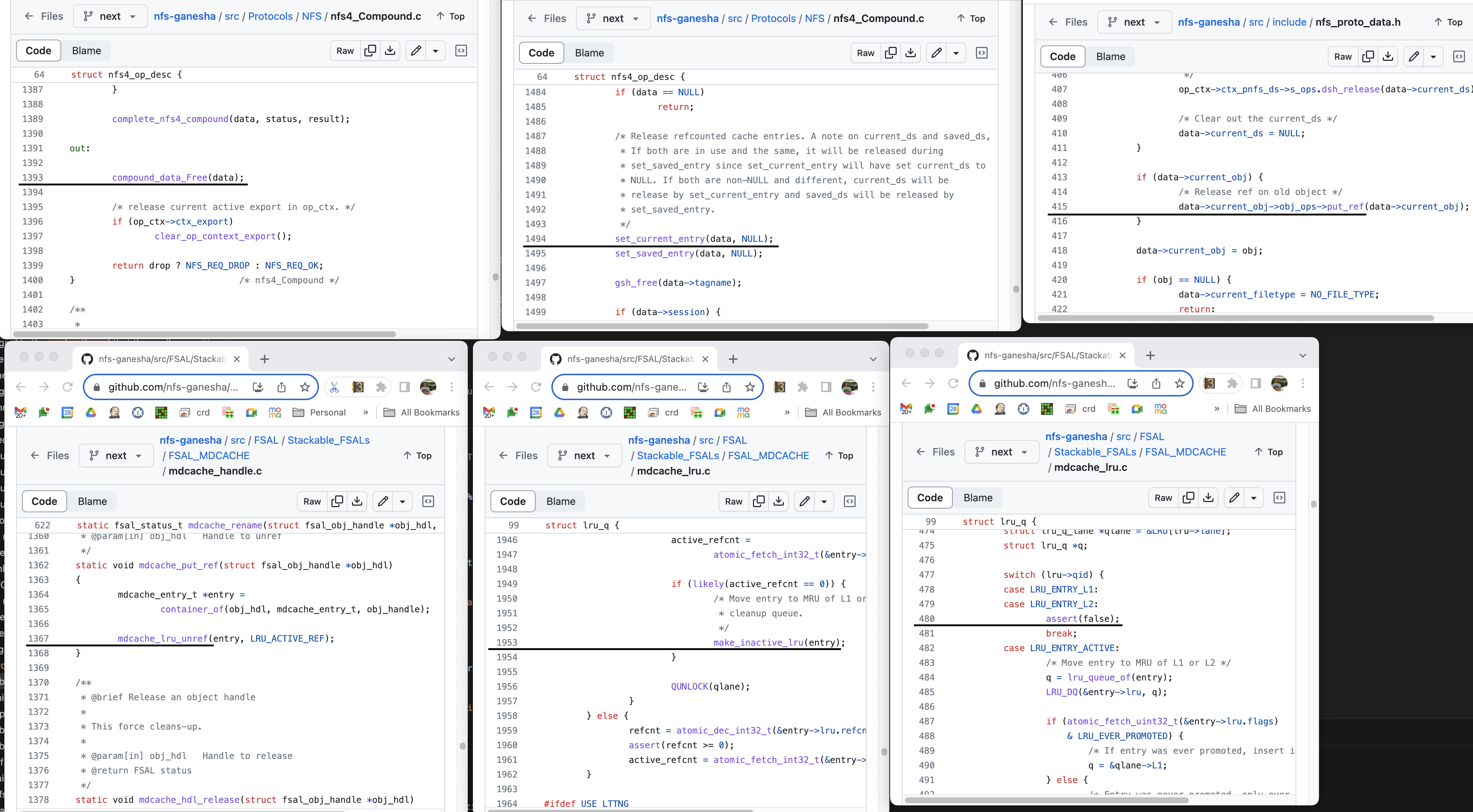 V5.4 crash during random testing · Issue #981 · nfs-ganesha/nfs-ganesha ...