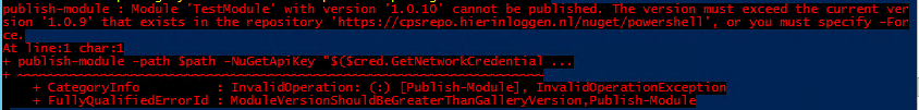 Publish-Module does not correctly check versions · Issue #262 · PowerShell/PowerShellGetv2 · GitHub