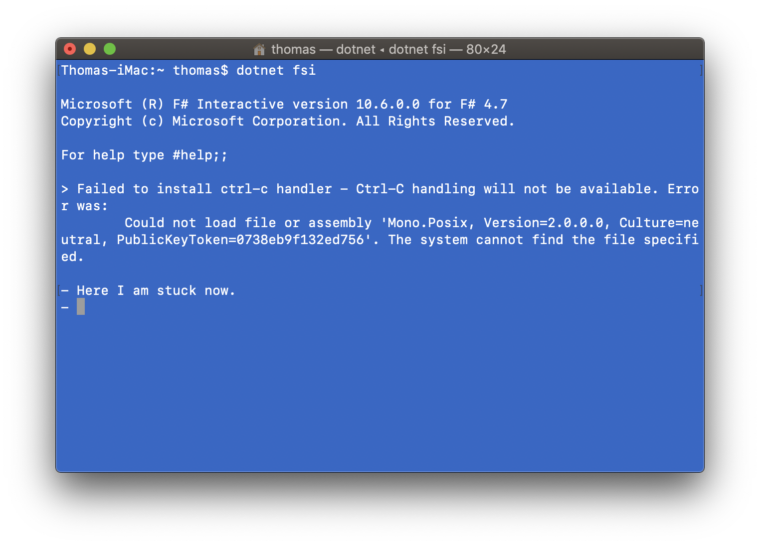 Multiple reports that fsi does not work in dotnet core 3 without mono · Issue #7614 · dotnet ...