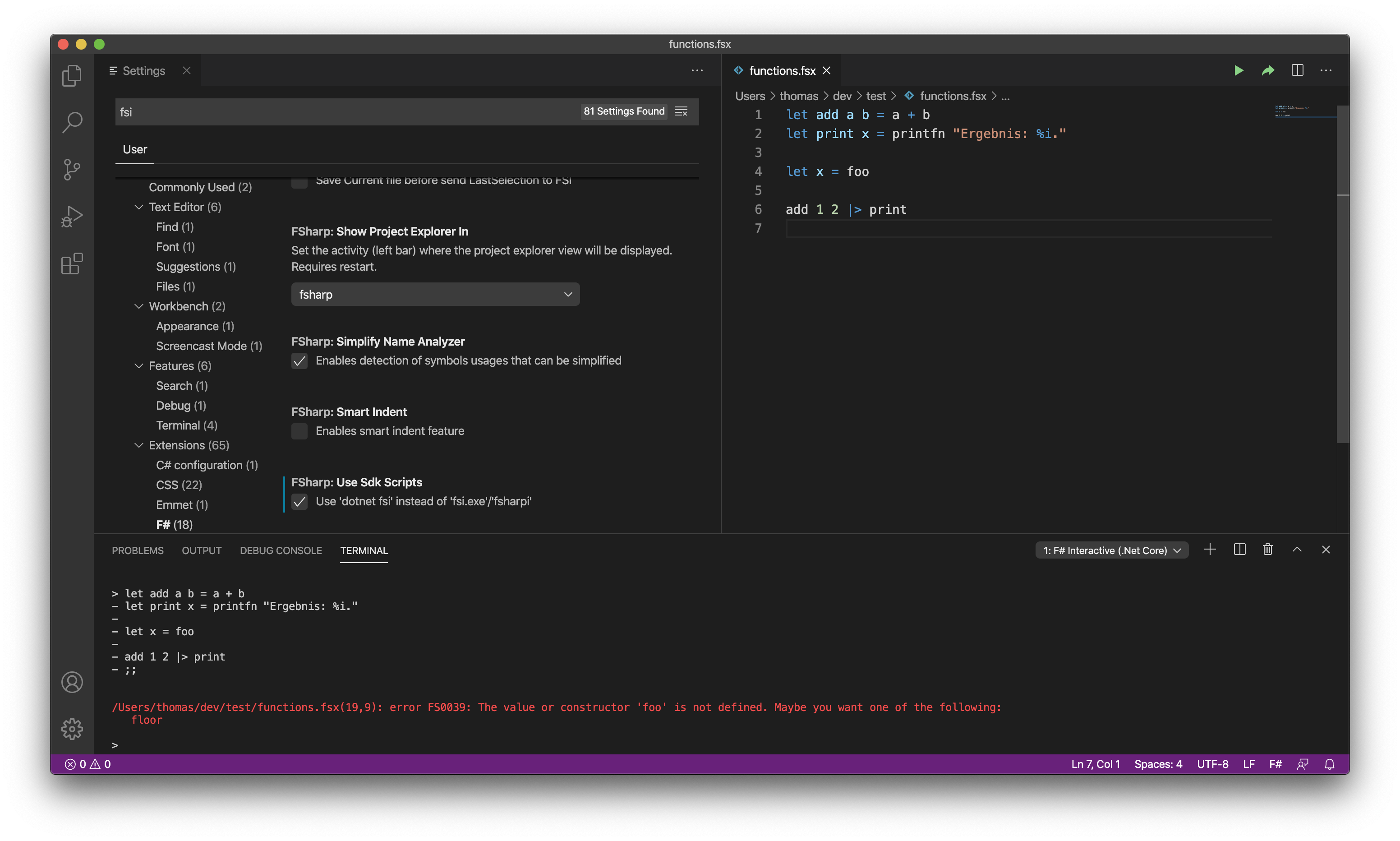 No auto completion etc. for F# Scripts · Issue #1386 · ionide/ionide ...