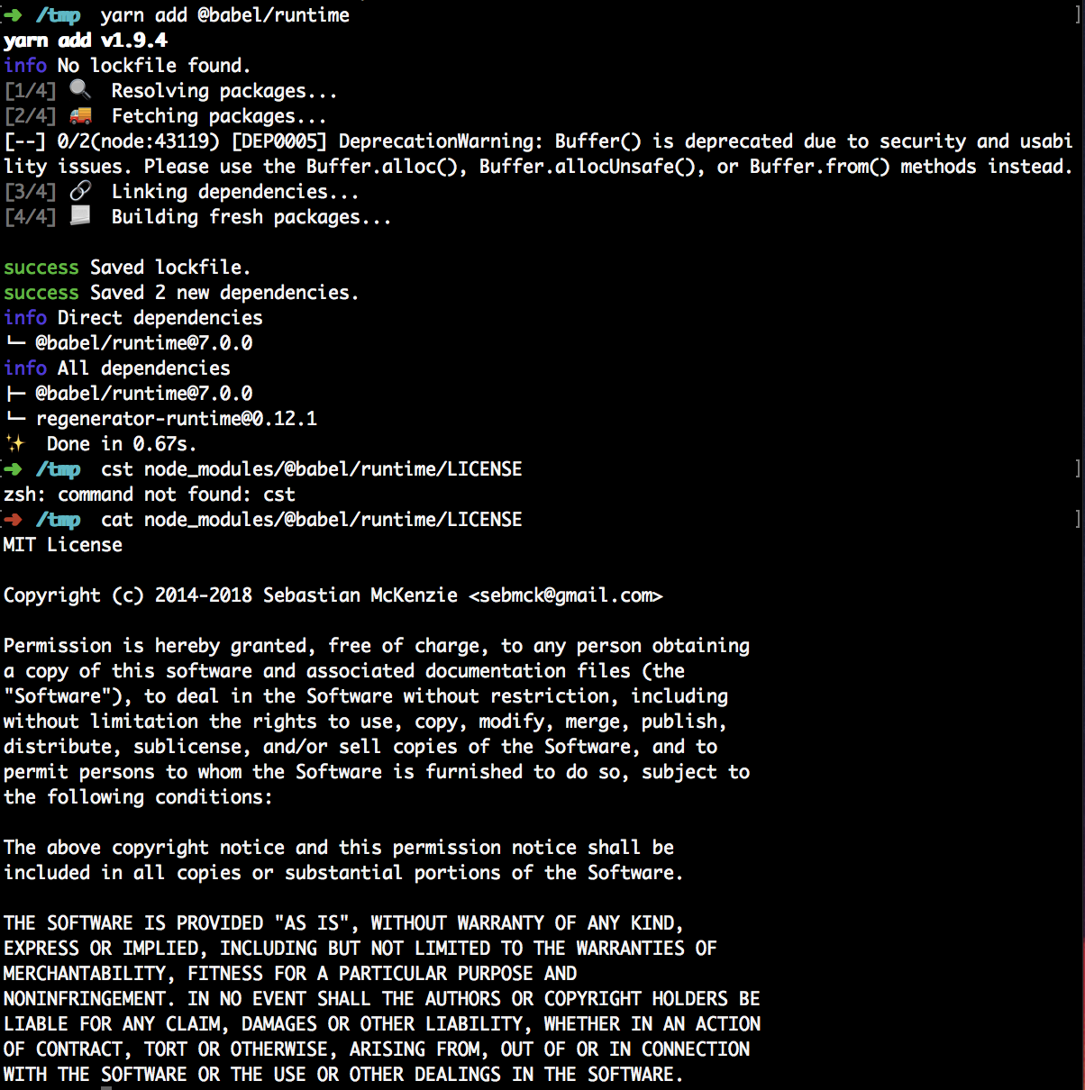 Babelruntime Missing License File · Issue 8729 · Babelbabel · Github 