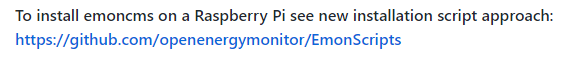 Raspberry Pi install instructions not working for Buster · Issue #1778 · emoncms/emoncms · GitHub