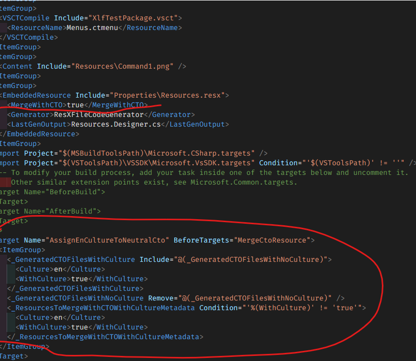 Localize .vsct file is not working · Issue #582 · dotnet/xliff-tasks · GitHub