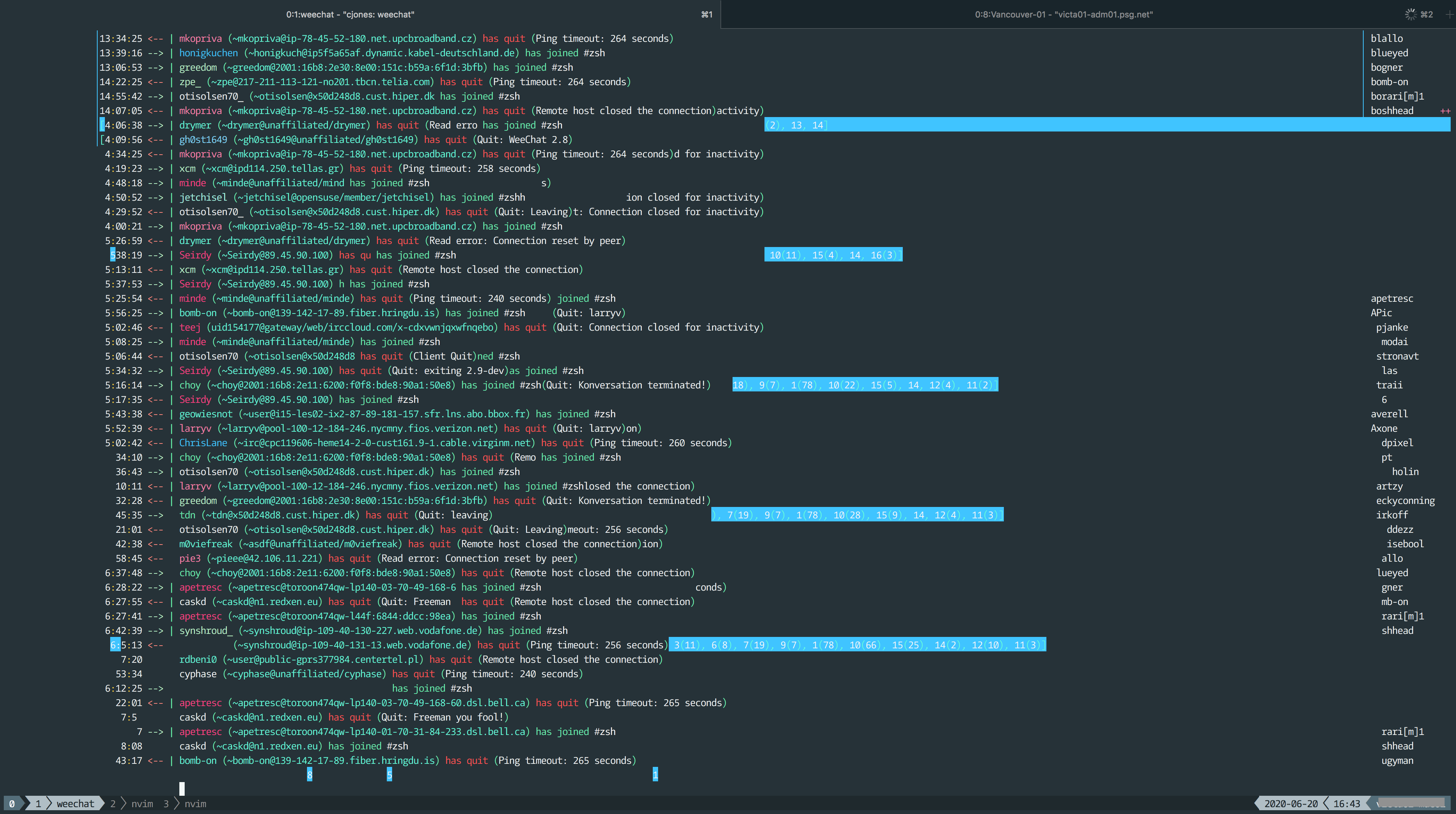 Tmux 3.1 window/pane not redrawing on macOS and iTerm2 · Issue #2276 · tmux/tmux · GitHub