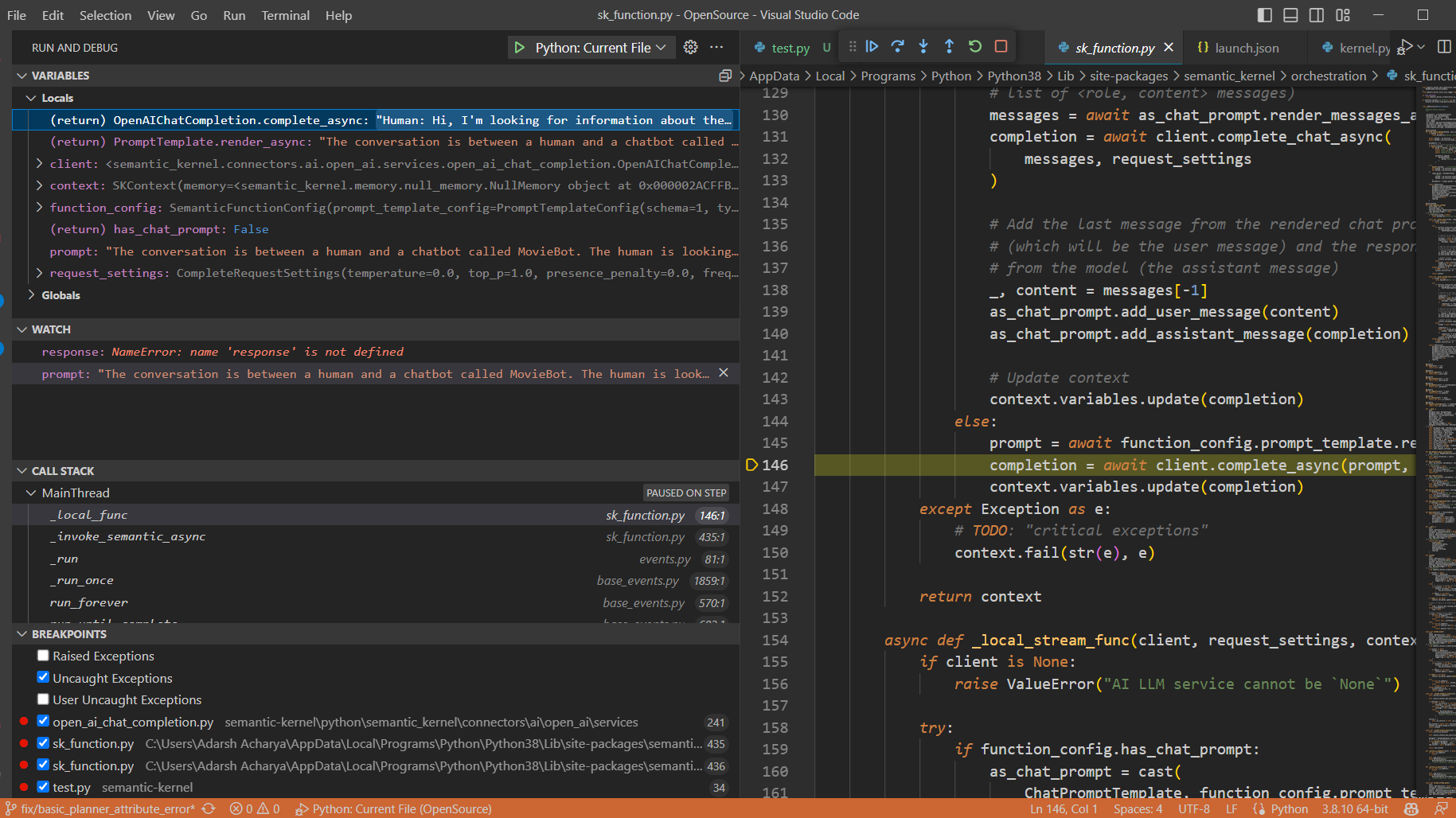 Python: ConversationSummarySkill returns input · Issue #2596 · microsoft/semantic-kernel · GitHub