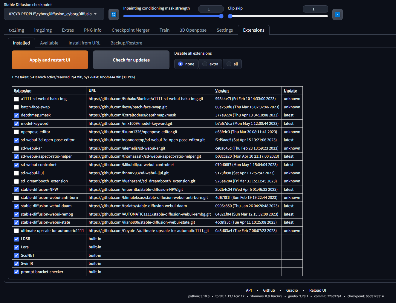 Duplicate Loras tab and icons after update · AUTOMATIC1111 stable-diffusion-webui · Discussion ...