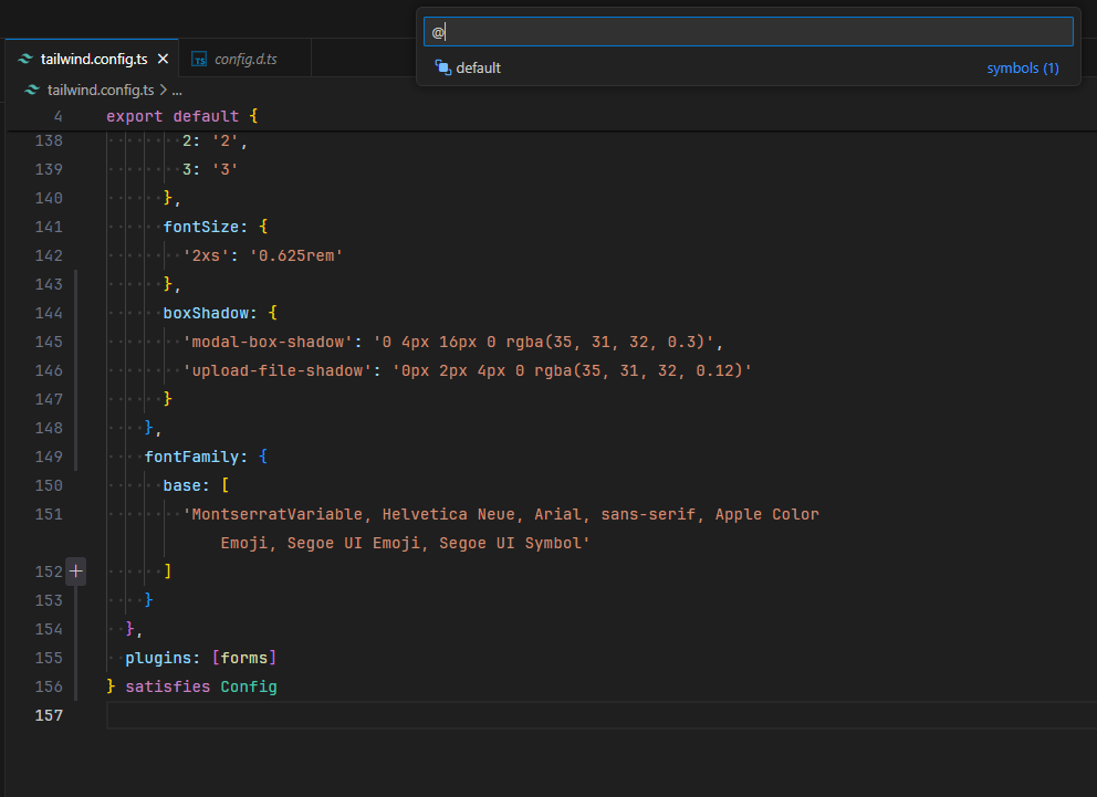 satisfies operator alters symbols list in command palette · Issue #195993 · microsoft/vscode ...