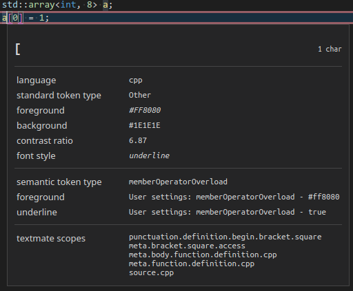 Should built-in bracket pair colorization overrides semantic colorization? · Issue #132207 ...