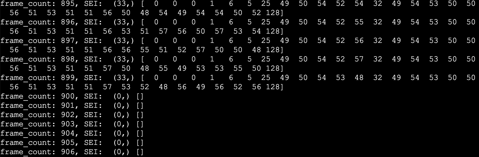 Get Wrong SEI message when use DecodeSingleSurface · Issue #339 · NVIDIA ...