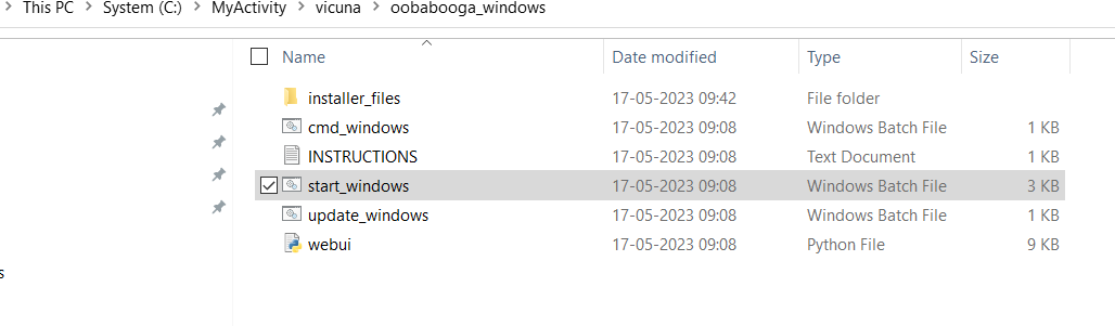 I am not able to run the oobabooga_windows for UI · Issue #1288 · lm-sys/FastChat · GitHub