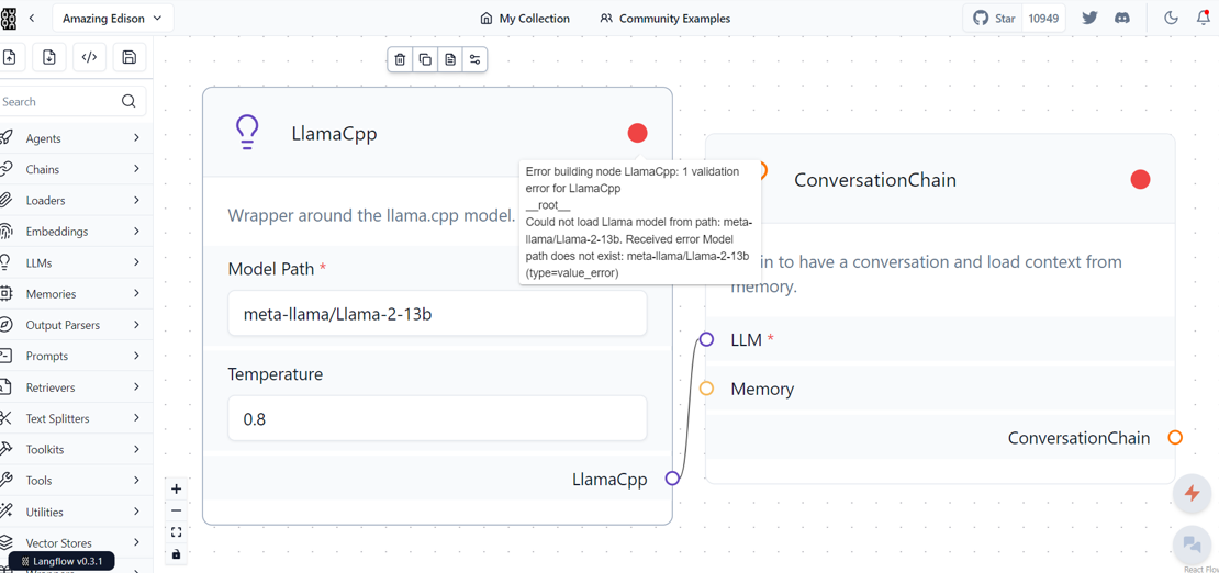 Need Assistance For Llamacpp · Issue 687 · Logspace Ailangflow · Github 