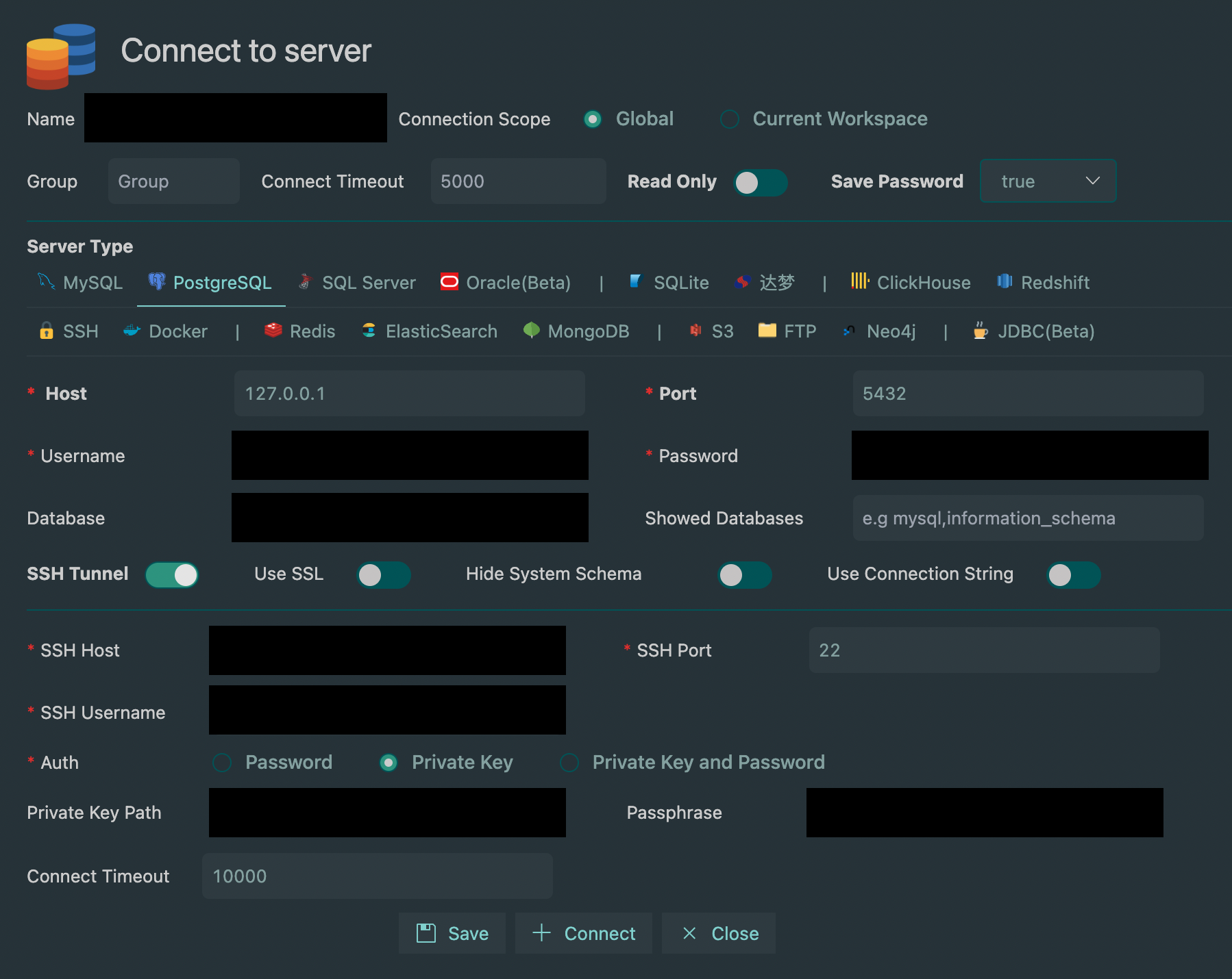 [BUG] Timeout on SSH tunnels · Issue #642 · cweijan/vscode-database-client · GitHub