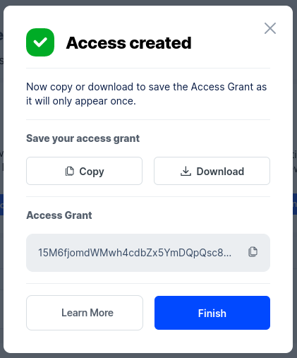 Show full access credentials when not hidden · Issue #5848 · storj/storj · GitHub