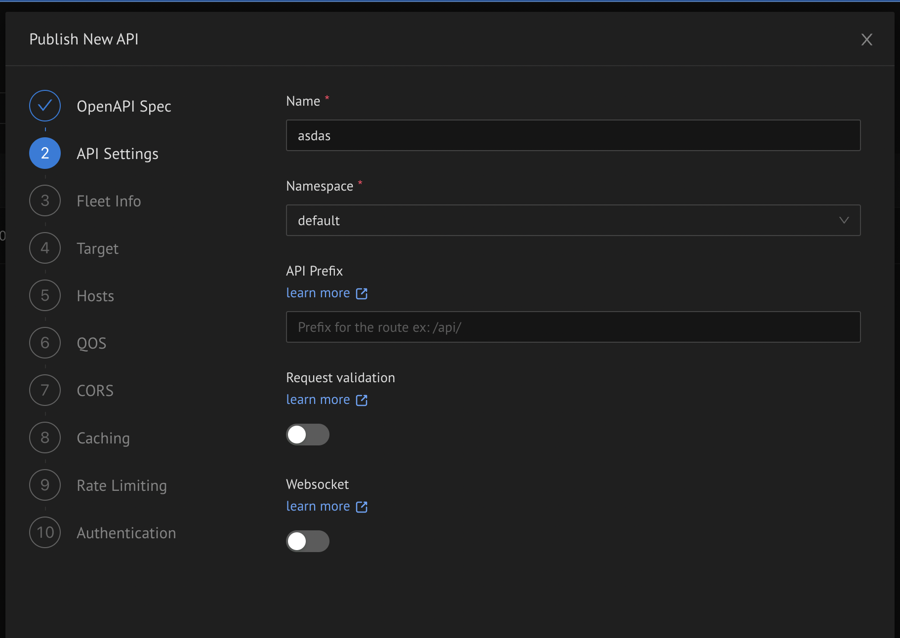Improve help texts/labels in "Add API" wizard · Issue #498 · kubeshop/kusk-gateway · GitHub