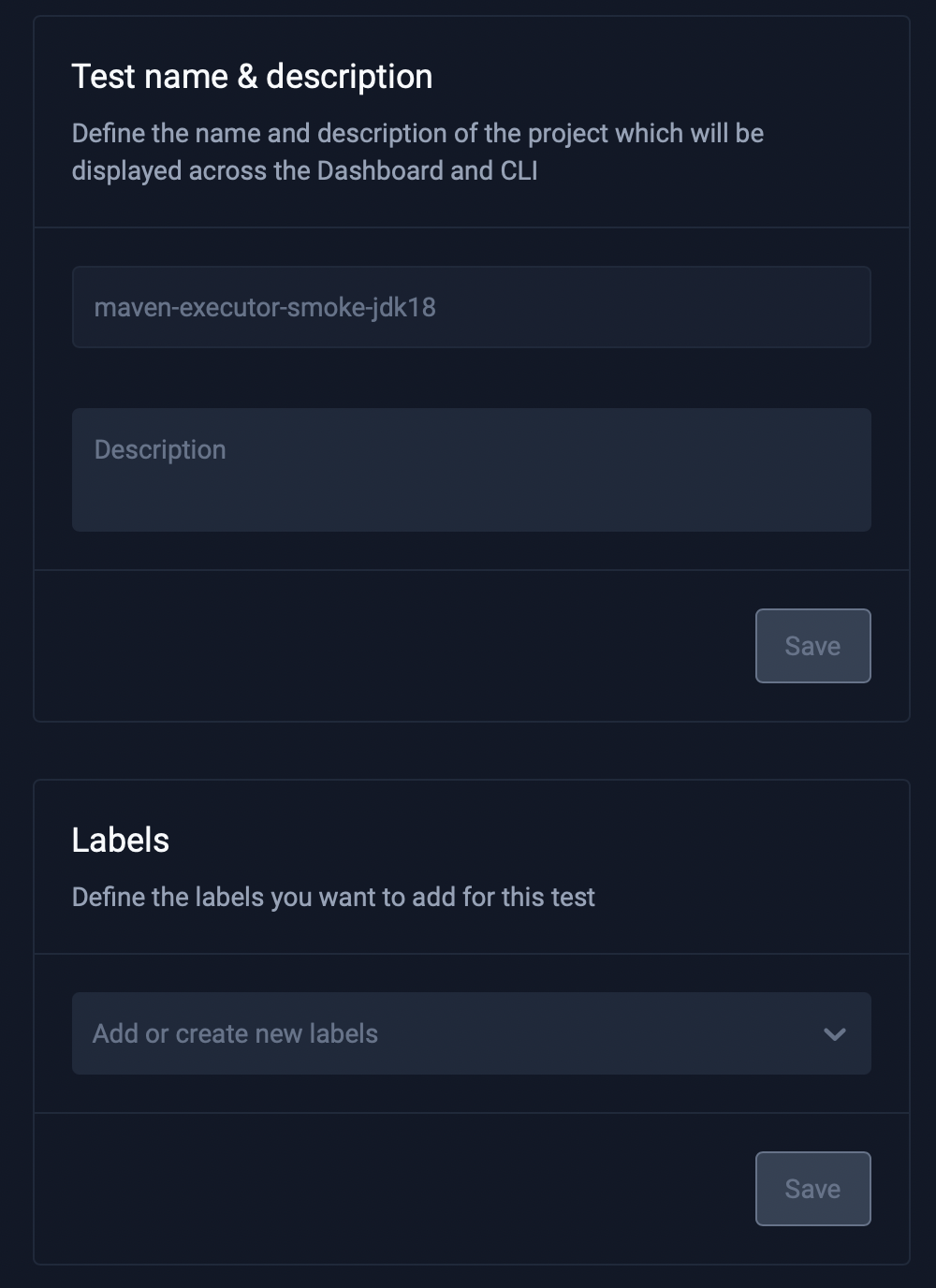 Settings Cards Footer Buttons Need To Behave Consistently · Issue 2608 · Kubeshop Testkube · Github