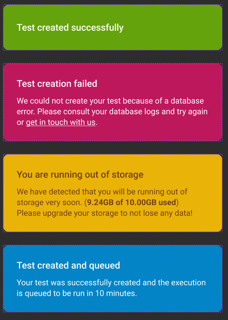 Refactor Notifications On The Ui · Issue 2671 · Kubeshop Testkube · Github