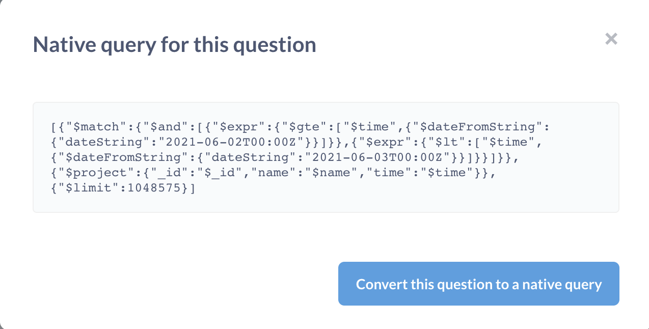 Timezone Incorrect When Query With Previous Filter In Mongodb · Issue 16333 · Metabasemetabase 5590
