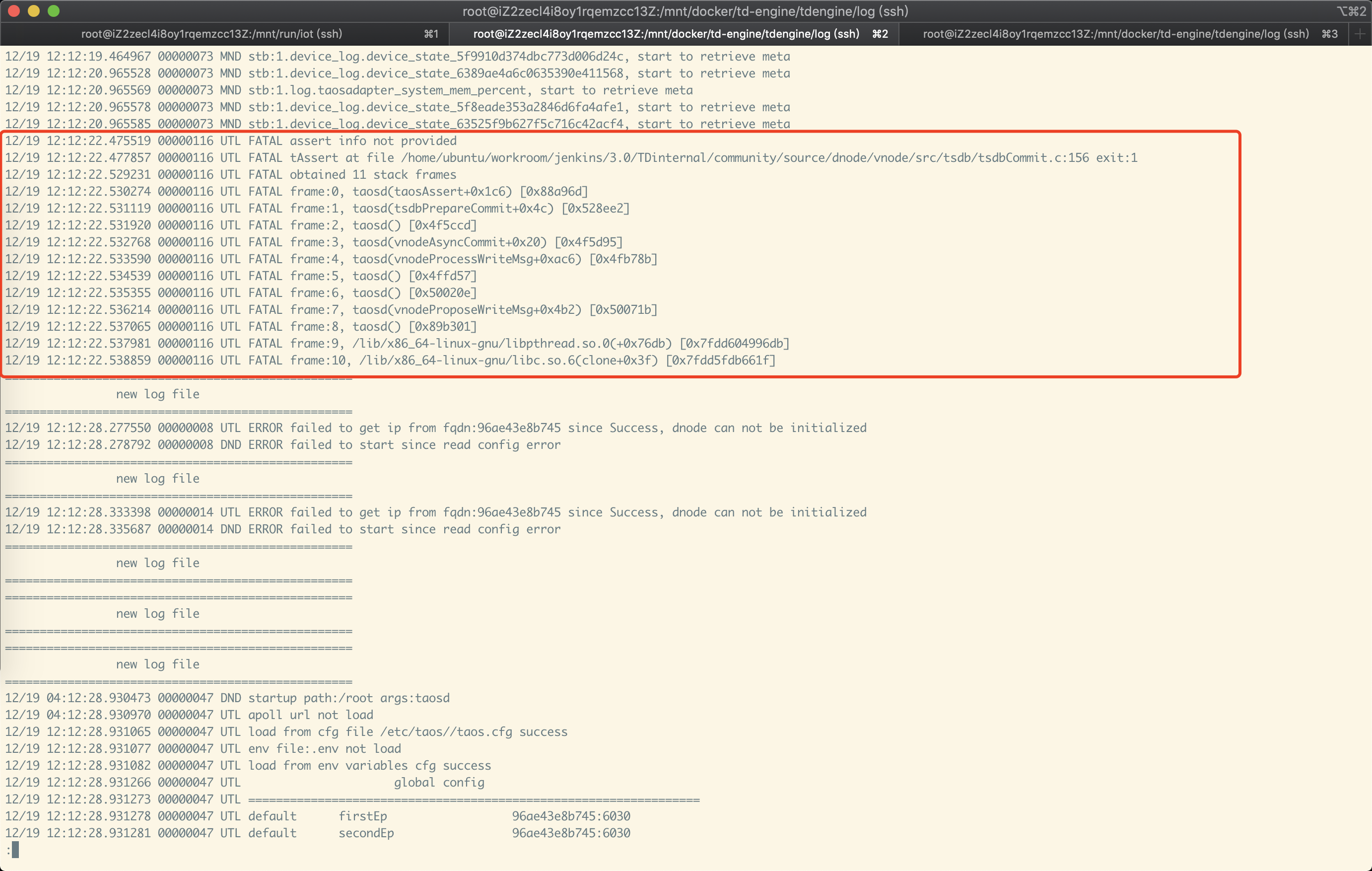 在数据库不明原因宕机之后,某个超级表的数据丢失 · Issue 19013 · Taosdata Tdengine · Github