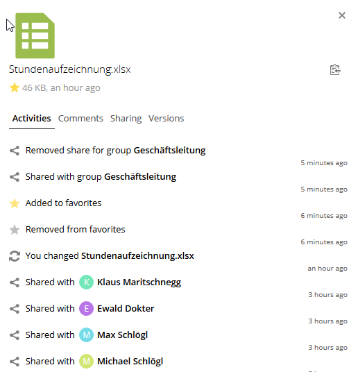 Sharing: Members are not shown · Issue #5485 · nextcloud/server · GitHub