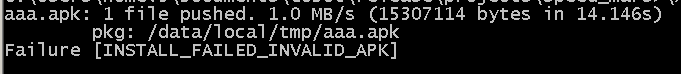 Android APK installation fails with INSTALL_FAILED_INVALID_APK · Issue ...