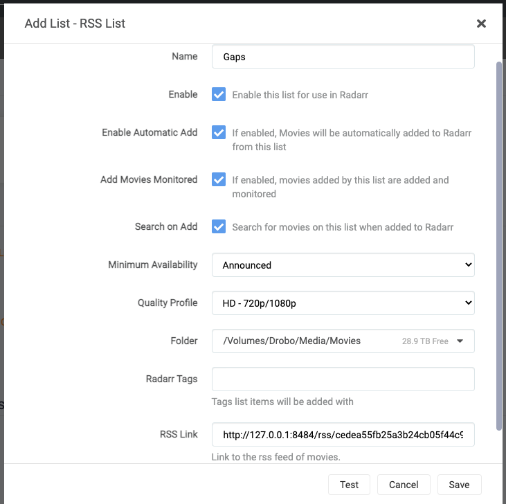 Can't import RSS List into Radarr v3 · Issue #201 · JasonHHouse/gaps · GitHub