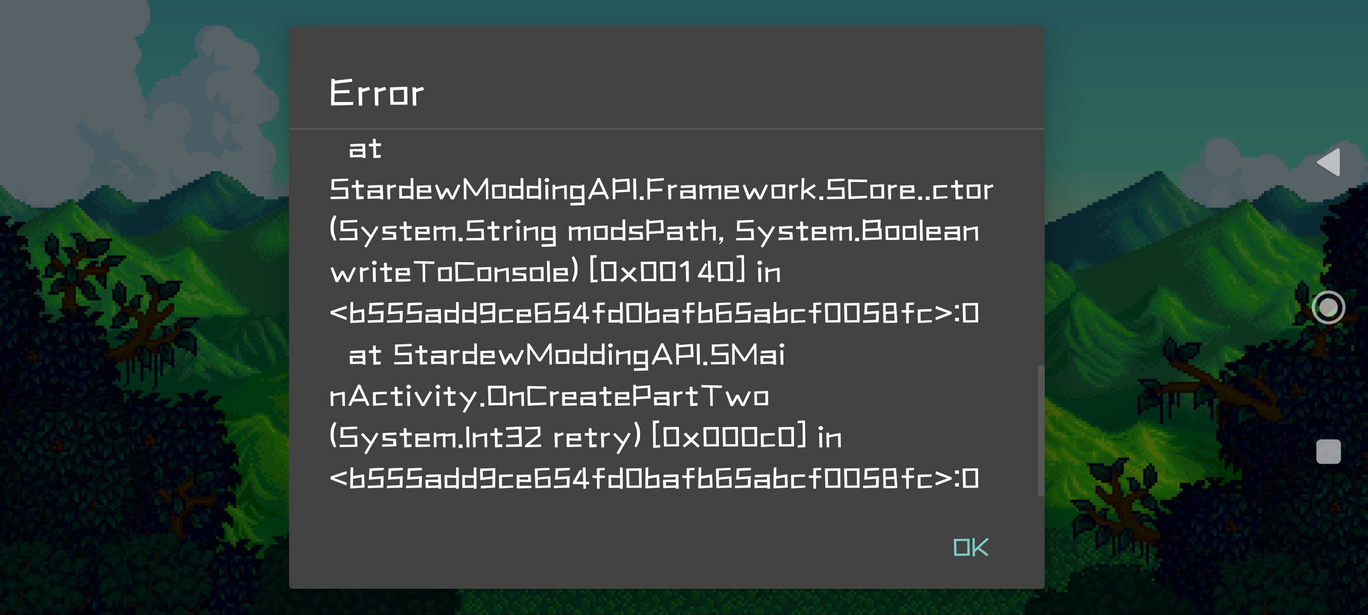Please Help About This Error When Start Smapi Stardew · Issue 400 · Zaneyorksmapi Android 