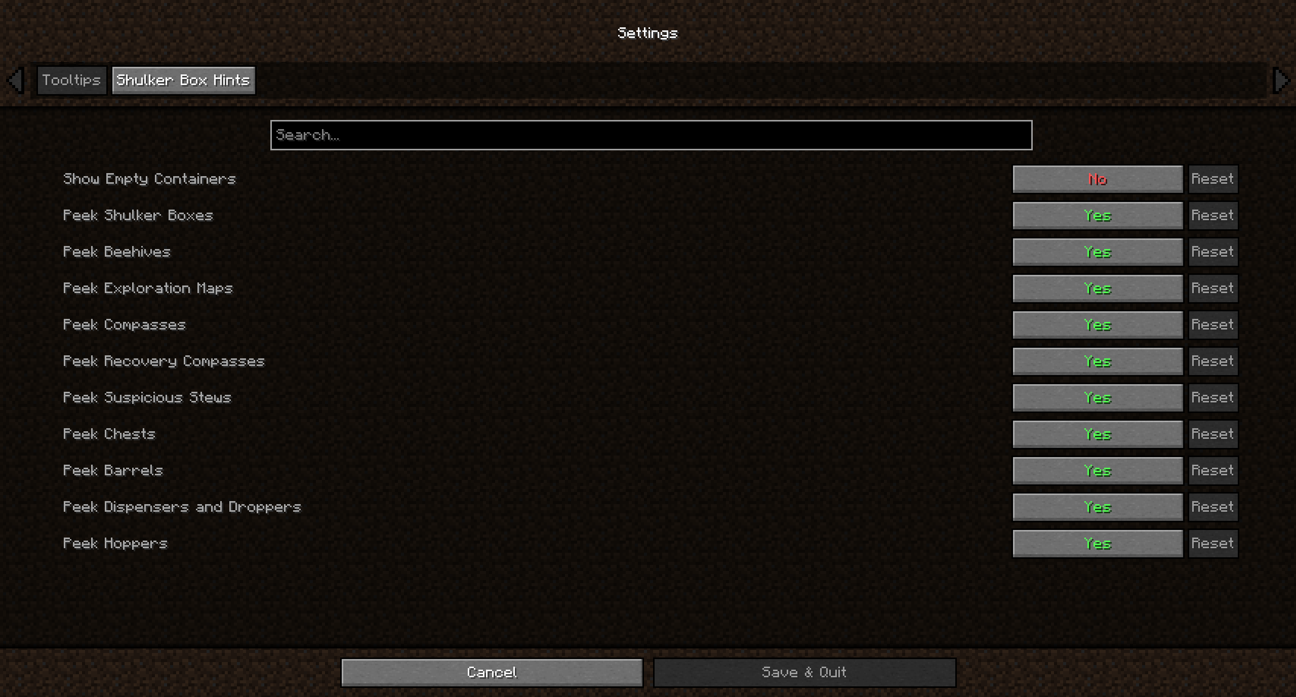 GitHub - henkelmax/peek: A Fabric mod that provides additional information about items and blocks.