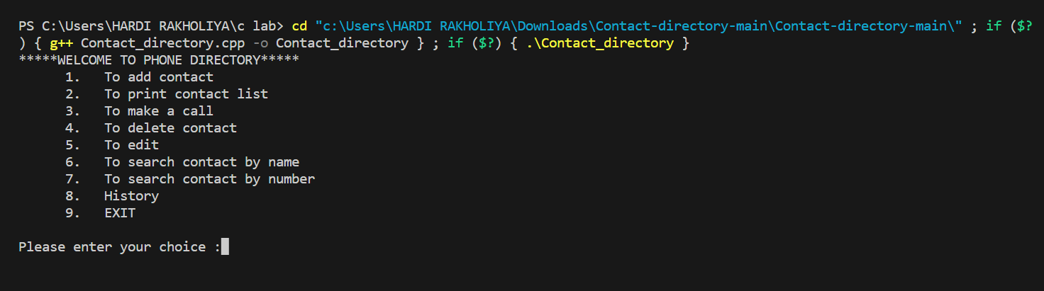 GitHub - HardiRakholiya/Phone_directory