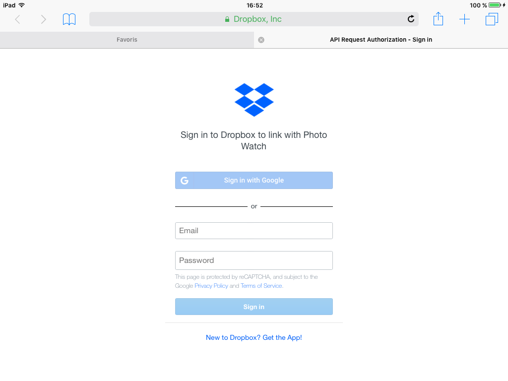 Dropbox login page · Issue #5 · dropbox/PhotoWatch · GitHub