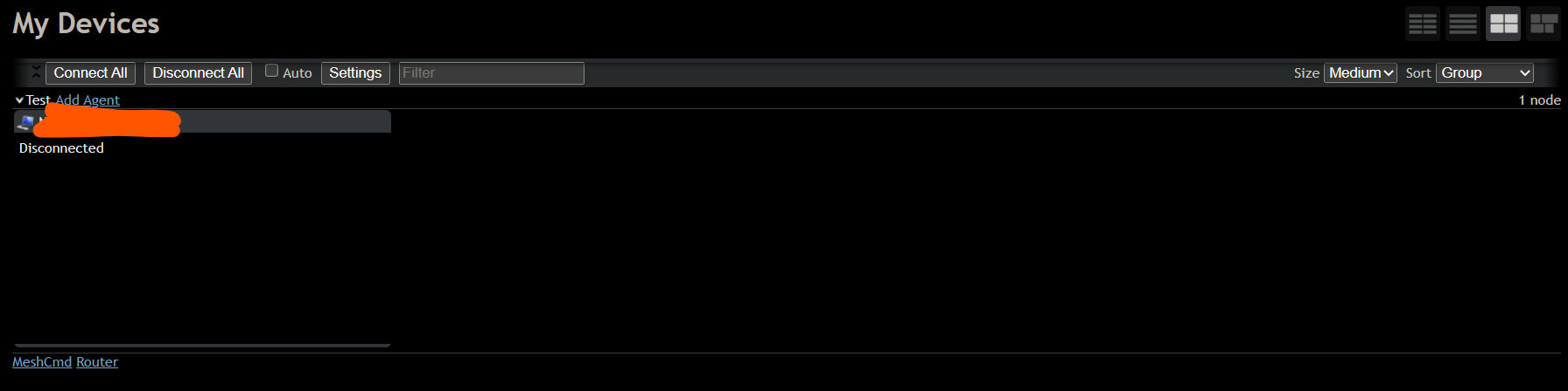 Help finding codes relating to My Devices/Desktop view · Issue #5111 · Ylianst/MeshCentral · GitHub