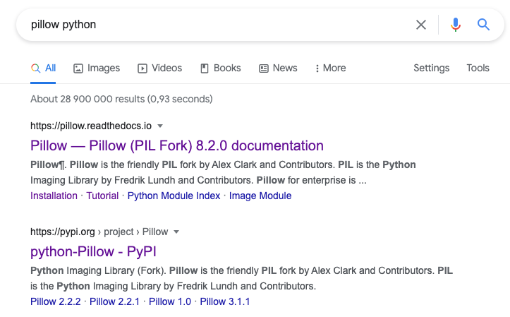Old pypi homepage is SEO spam · Issue #5516 · python-pillow/Pillow · GitHub