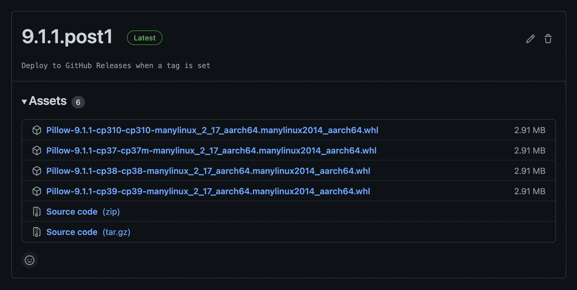 Travis Ci Not Deploying Wheels To Github Releases · Issue 295 · Python Pillowpillow Wheels