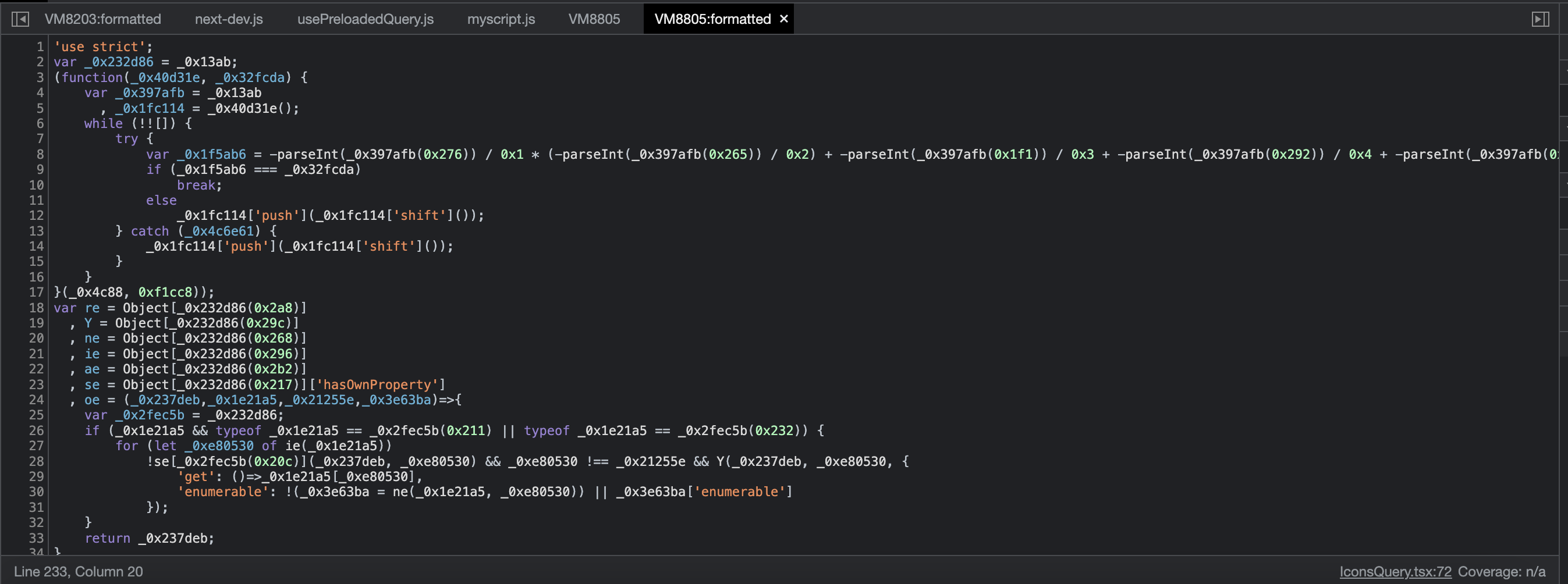 Mangled Source Code · Issue 70 · Wallabyjsconsole Ninja · Github