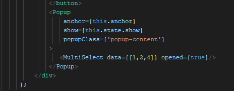 Portals are not currently supported error appears when setting MultiSelect opened property ...