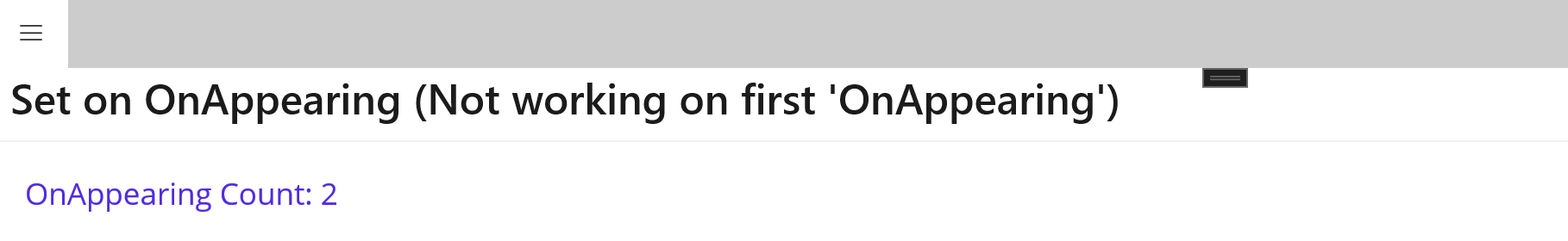 Set Page Title In Onappearing With Async Call · Issue 5419 · Dotnetmaui · Github