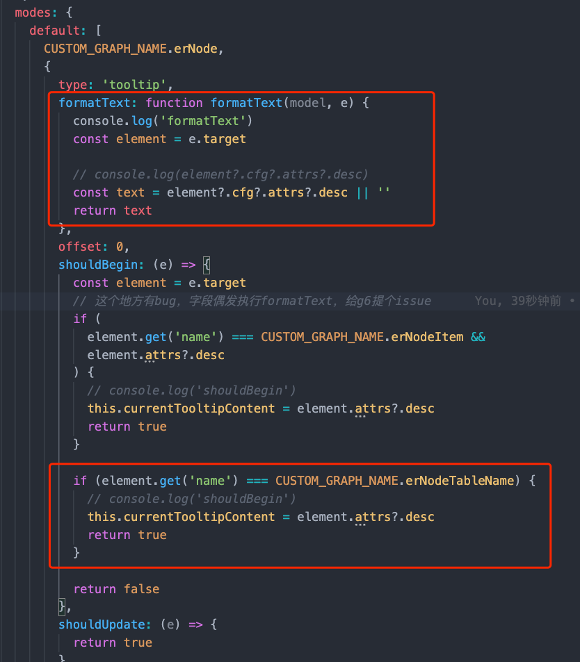 自定义节点中tooltip用在节点上的某个shape，formatText不会每次都执行 · Issue #3647 · antvis/G6 ...