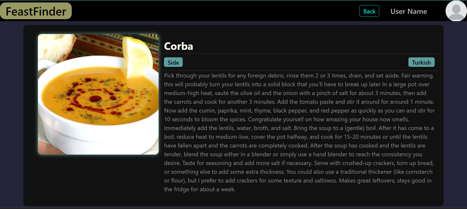 GitHub - Sachng13/FeastFinder