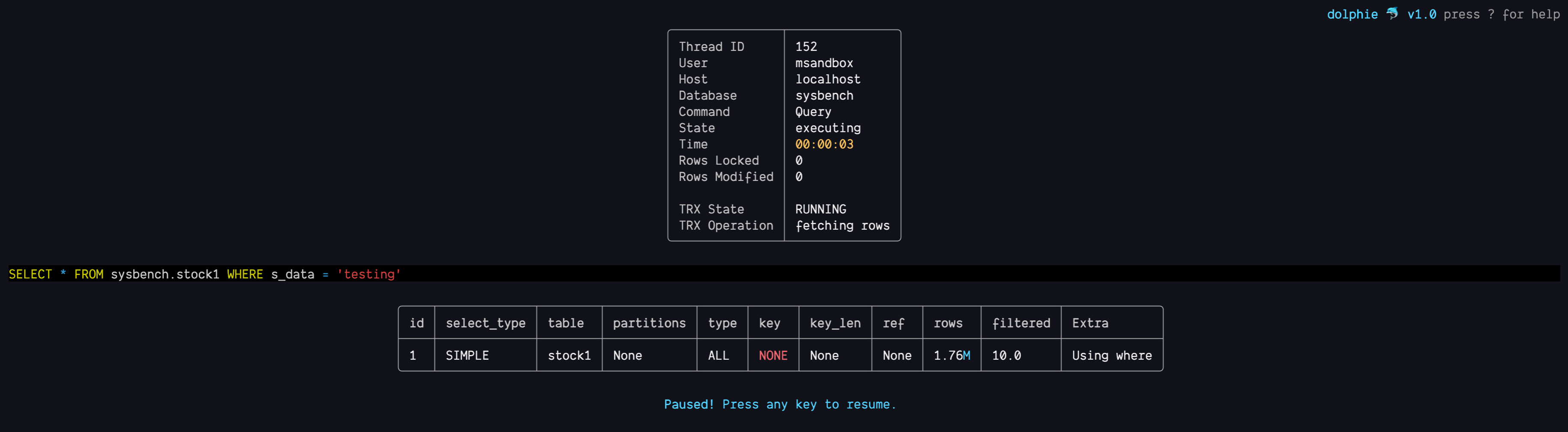 GitHub - charles-001/dolphie: An intuitive feature-rich top tool for ...