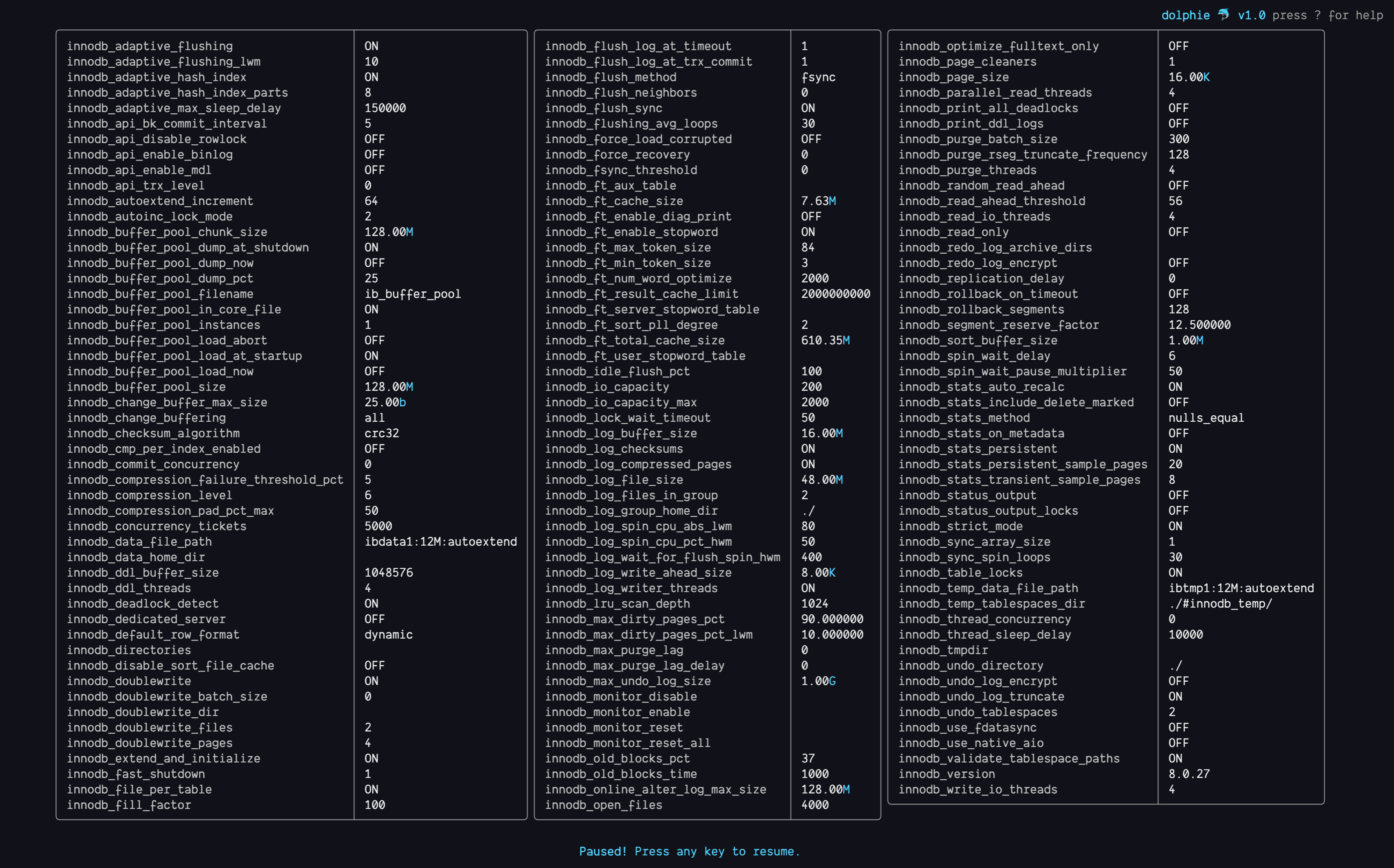 GitHub - charles-001/dolphie: An intuitive feature-rich top tool for ...