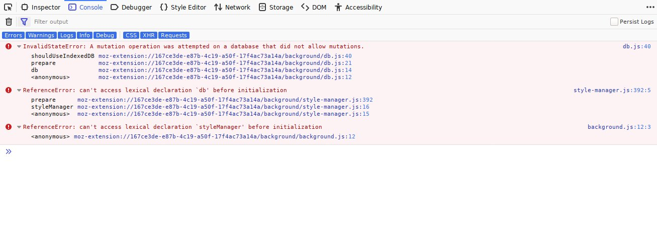 InvalidStateError: A mutation operation was attempted on a database that did not allow mutations ...