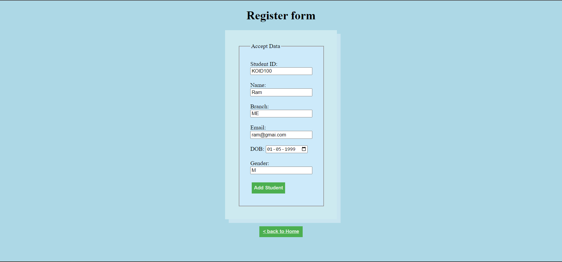 GitHub - tkmourya/StudentManageSys