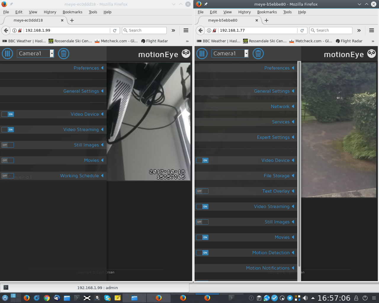 Missing menu items in configuration menu · Issue #1192 · motioneye ...