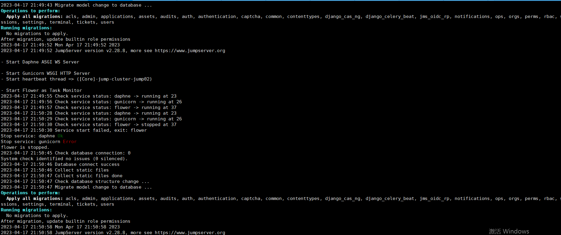 [Question] docker-compose 部署的jms_core一分钟重启一次 · Issue #10231 ...