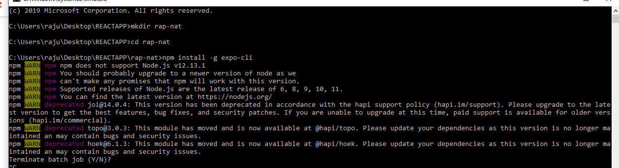 i can't intsall npm install -g expo-cli · Issue #1248 · expo/expo-cli · GitHub