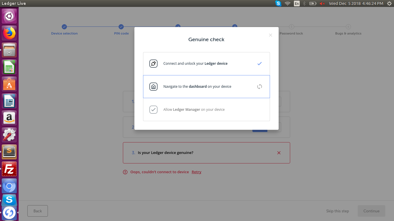 Could not connect to device Ubuntu · Issue #1689 · LedgerHQ/ledger-live ...